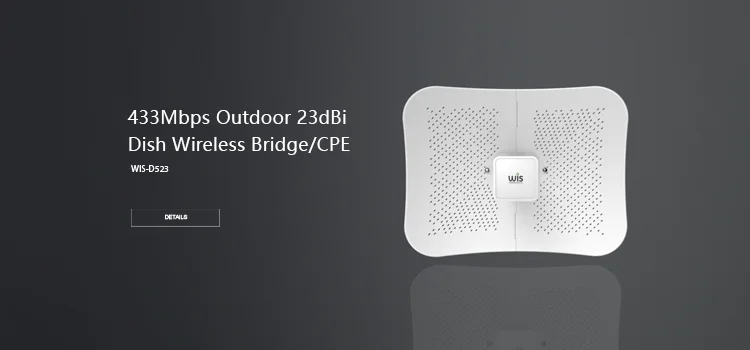 WIS NETWORKS LIMITED - Wireless bridge, CPE