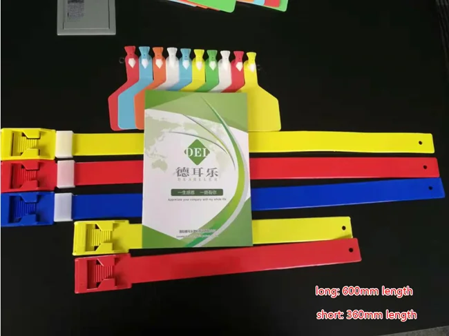 Durable Dairy Cow Cattle Plastic Leg Bands - Video Inspection