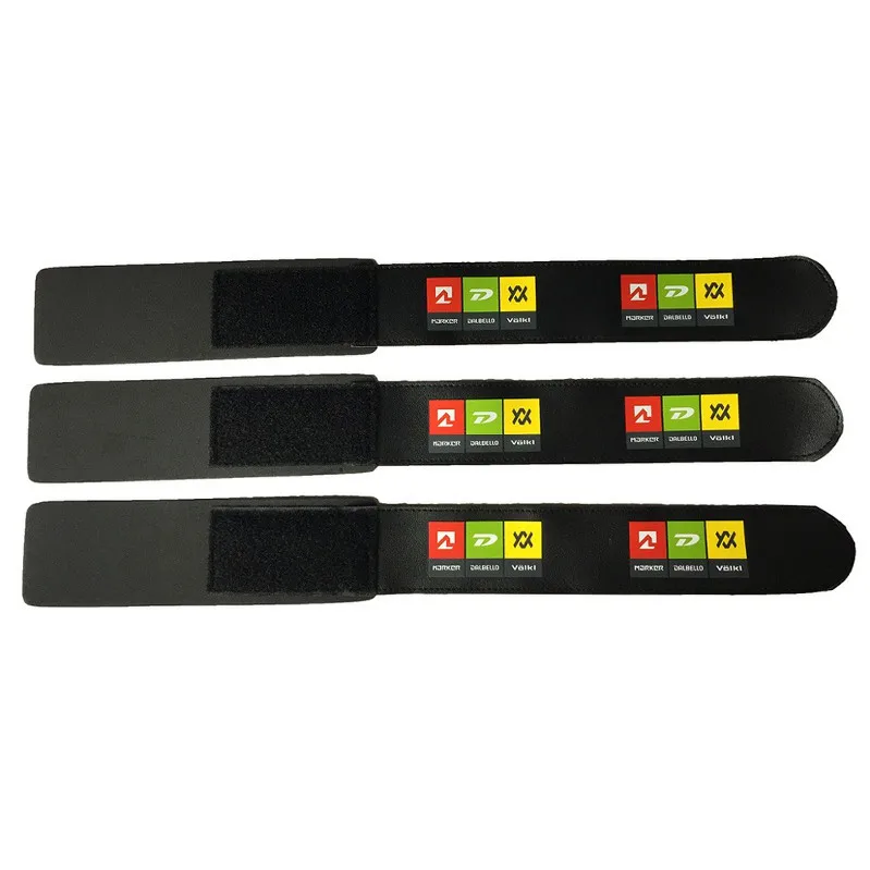 Custom Alpine Cross Country Leather Ski Straps with Hook and Loop ...