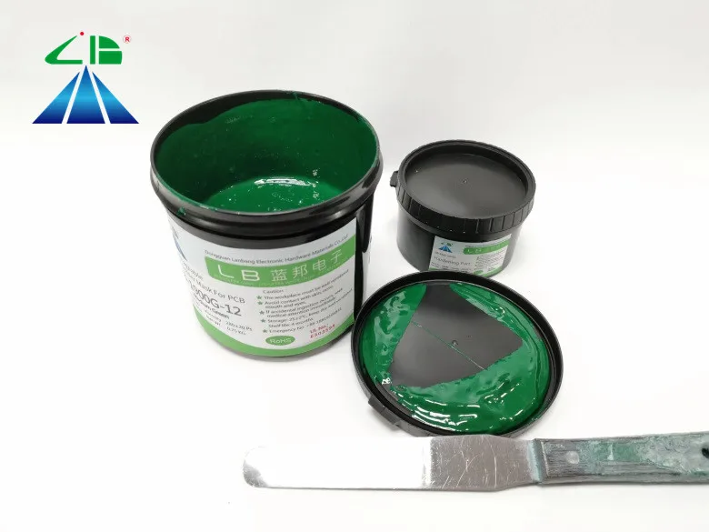 Green PCB Solder Resist Soldermask Ink - Solvent Based, Screen Printing ...