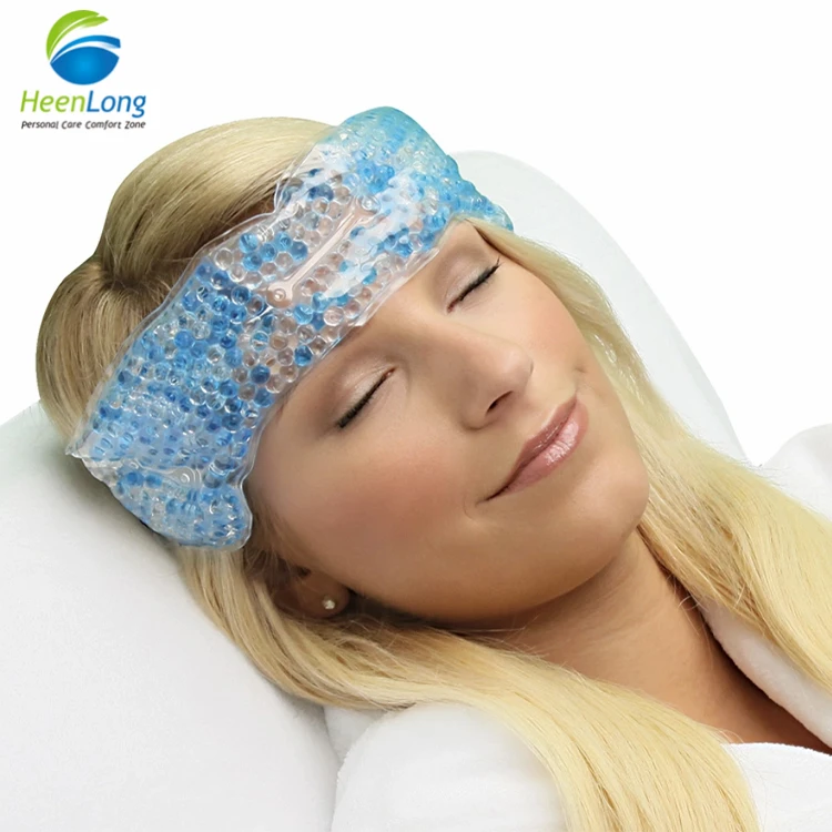 Fever Ice Pack on Head - Reusable Gel Hot Cold Band