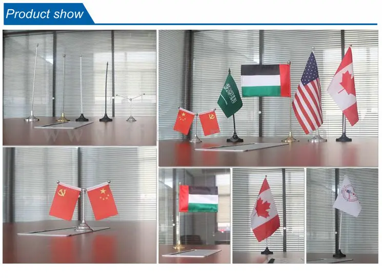 24 Countries Deluxe Desk Flags Set 8 X 5 Inches Miniature American Us ...