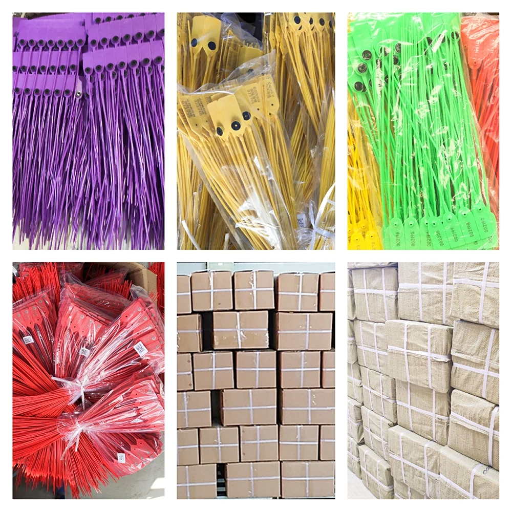 355mm Pull Tight Barcode Zip Tie Plastic Container Seals