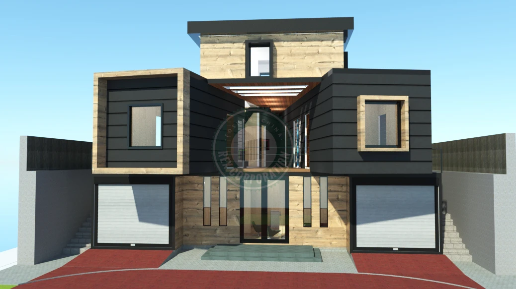 3 Storey Container Structure House - Modern Prefab Residence