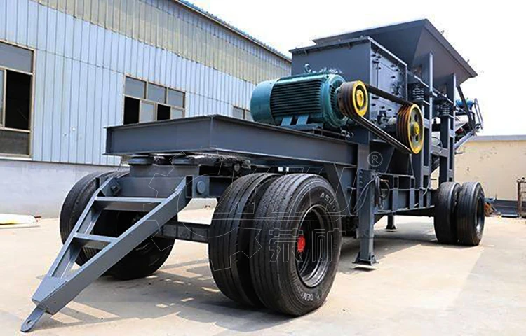 Mobile Diesel Engine Construction Marble Pebble Stone Sand Making ...