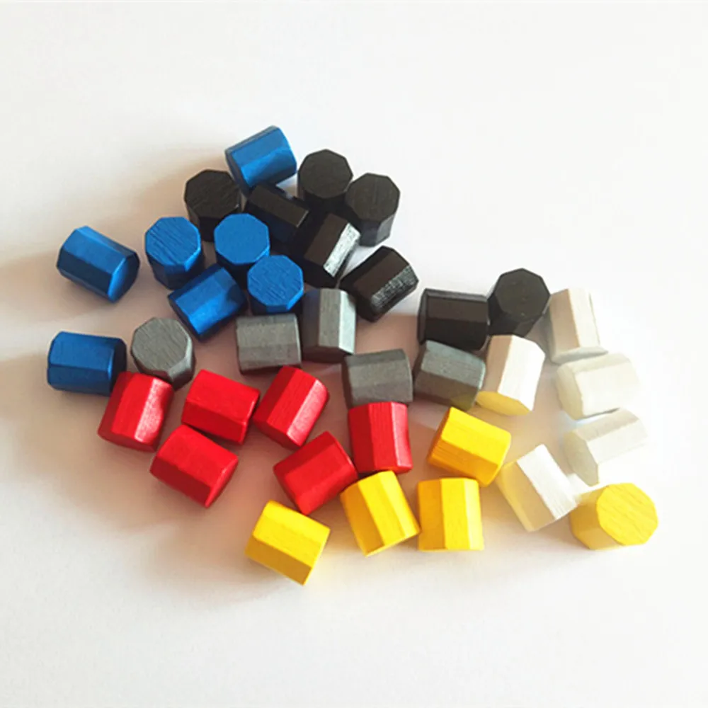 Wooden Token Game Pieces - Customizable Board Game Components