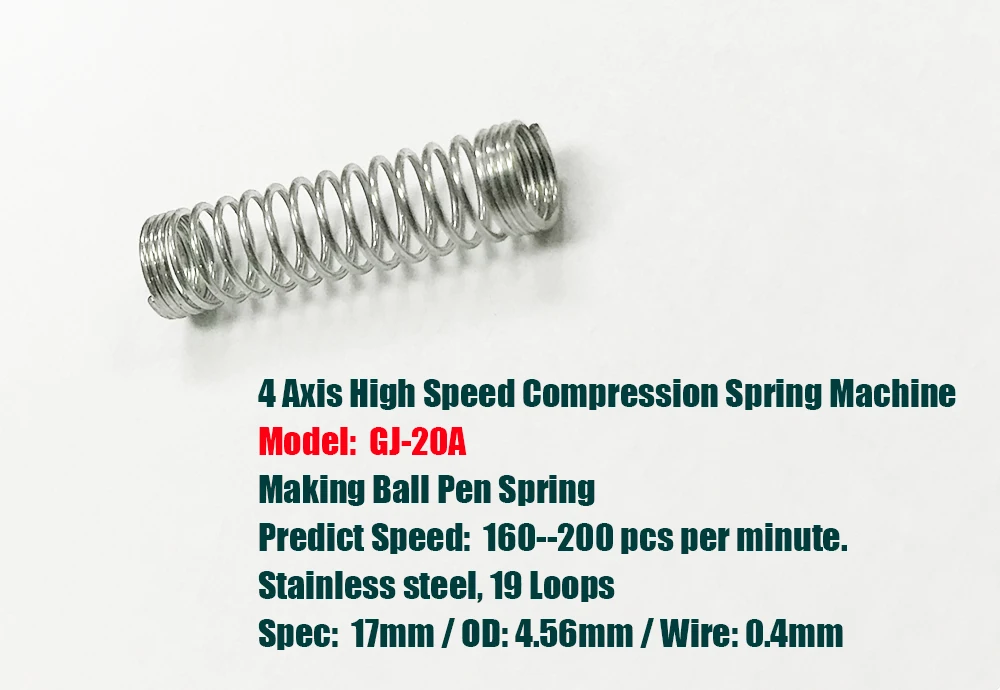 Ball Pen Spring Making Machine Stainless Steel Compression Spring High ...