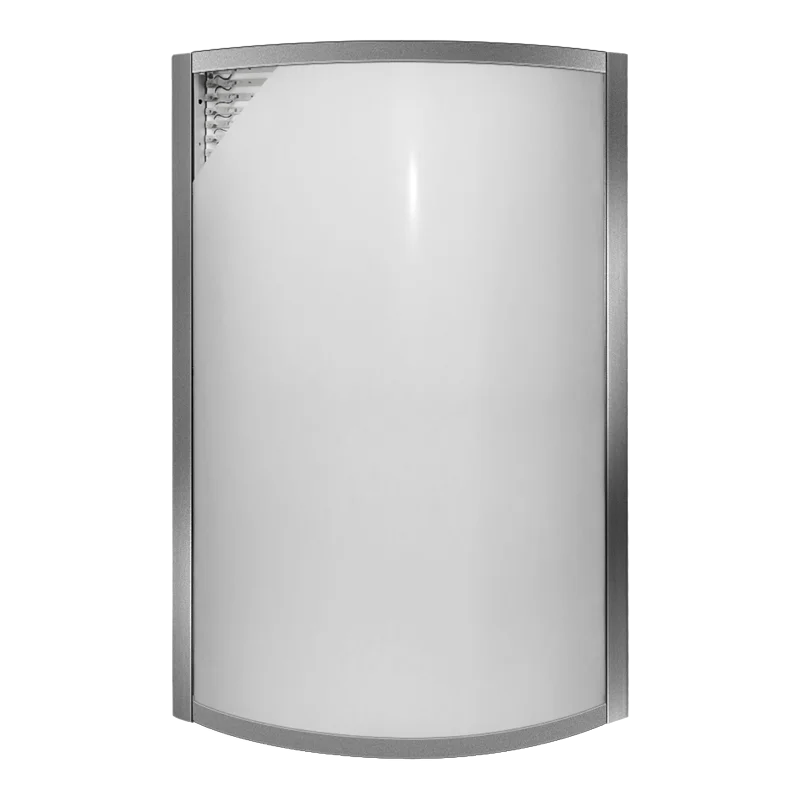 Edge-lit Curved Front Lightbox - Wall Mounted LED Display