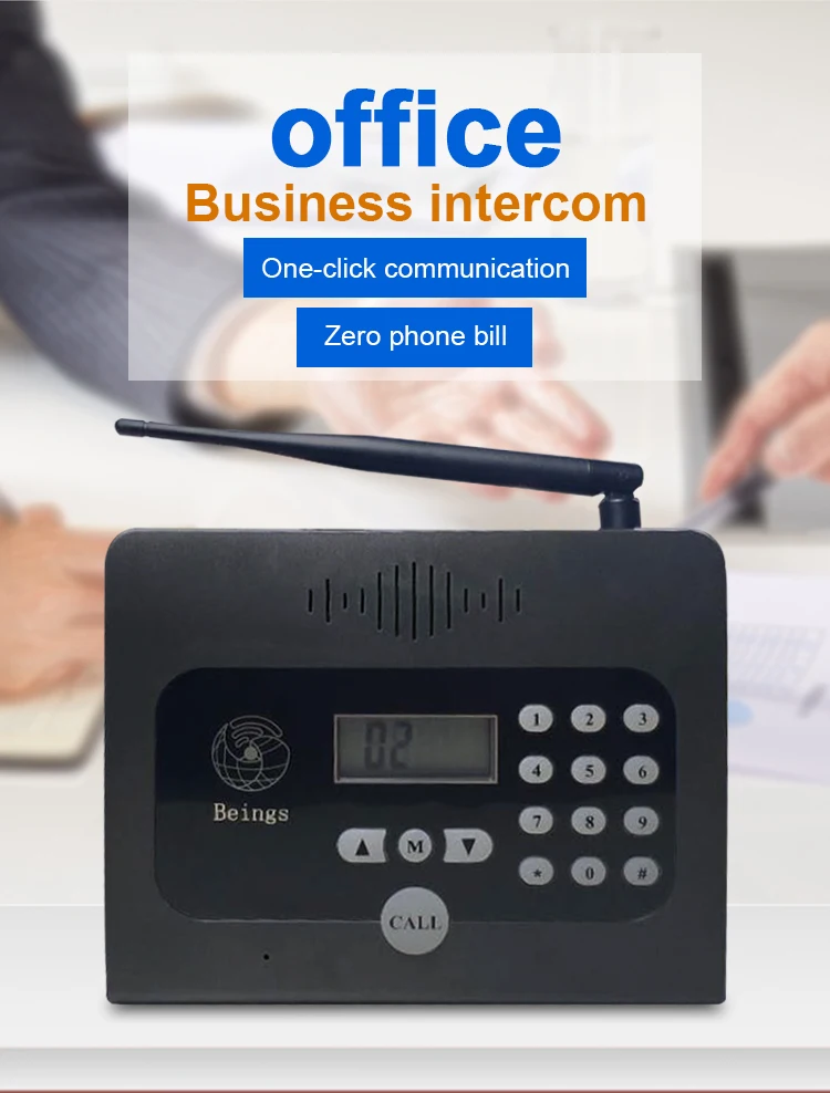 Office Business Pager Indoor Wireless Secretary Boss Two-way Voice ...