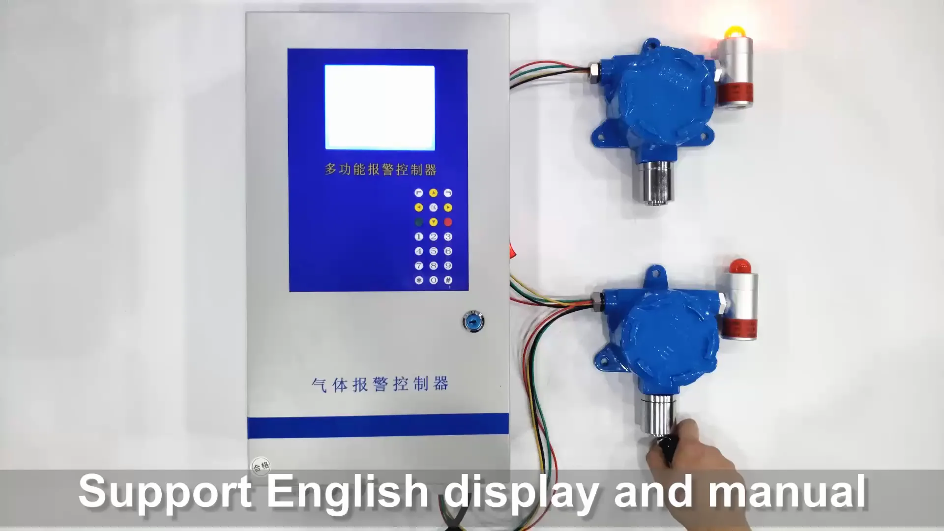 Atex Explosion Proof Fixed Hydrogen Sulfide H2s Gas Detector Monitor ...