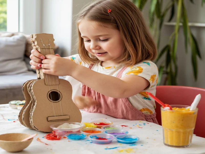 5 Easy Ukulele Crafts for Kids: Screen-Free Musical Fun