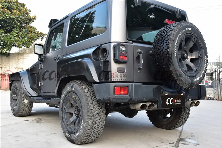 Jeep Wrangler Rubicon Wide Body Kit & Bumpers - Easy Install - OEM