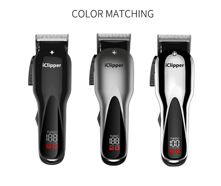 Iclipper-y6 Professional Wireless Electric Hair Cut Set Rechargeable ...