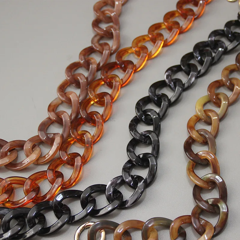 Fashion Plastic Bag Chain Acrylic Links Chain For Handbag - Buy Acrylic ...