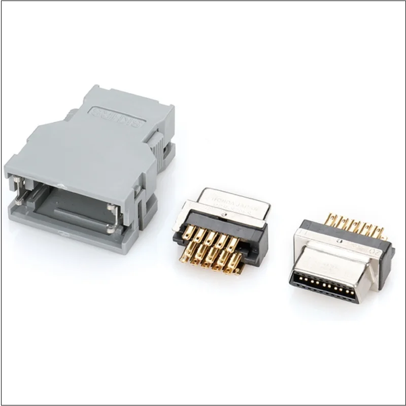 PCR-20F Servo Encoder Connector SCSI 20Pin for Fanuc CNC Controller ...