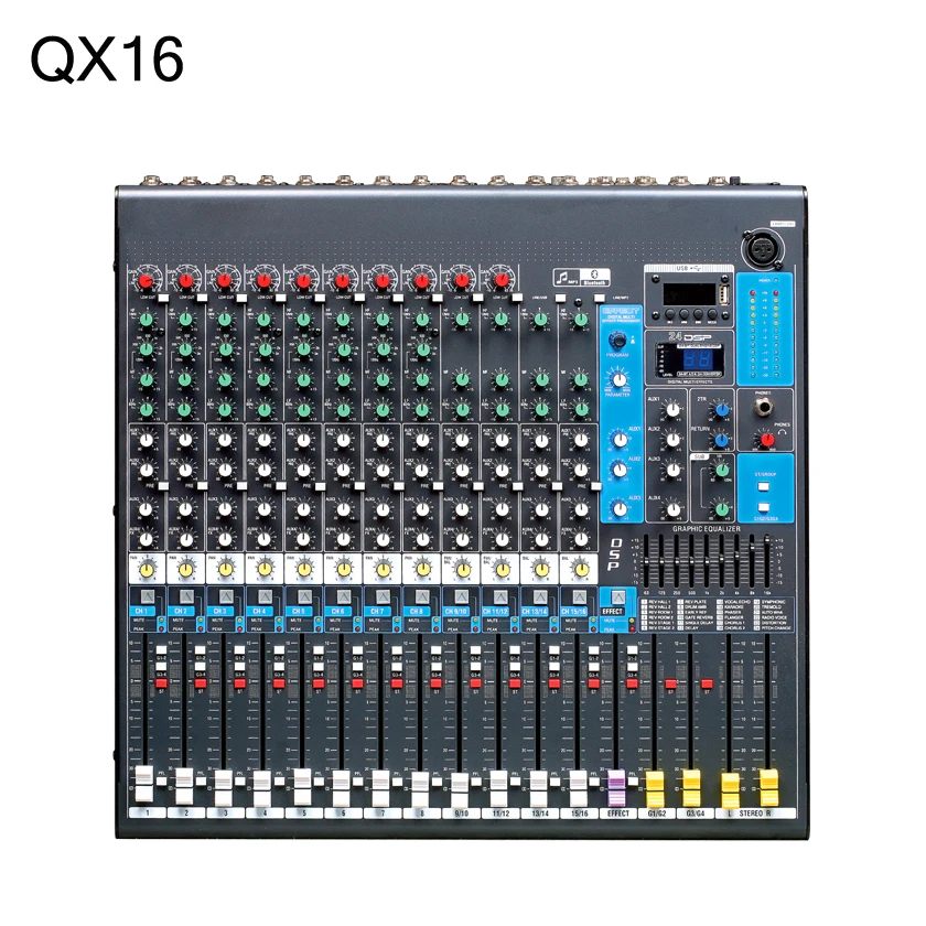 Professional Studio Mixing Boards Qx16 - Buy Soundcraft Mixer ...