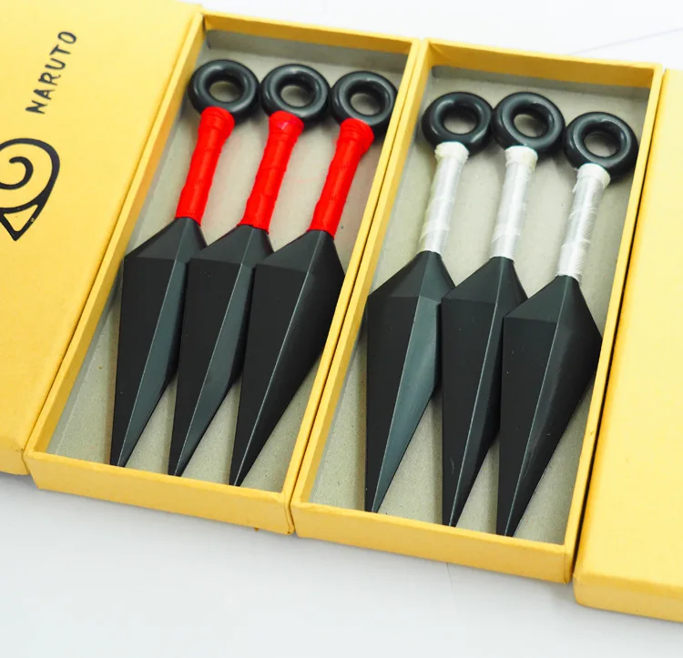 3pcs Set Abs Plastic Kunai Props Anime Kunai Shuriken Cosplay Props ...