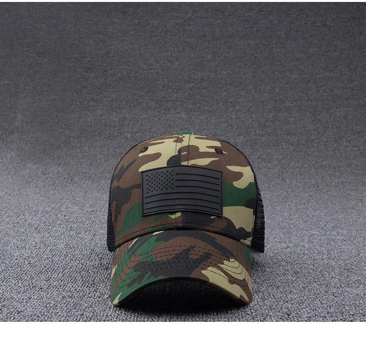 Wholesale Half Mesh Cap Camouflage Camo Military Army Trucker 6 Panel ...
