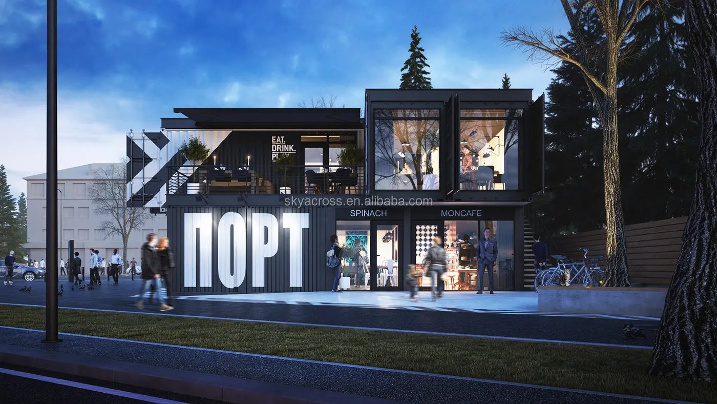 Shop Our Prefabricated Steel Container Mall - Modern & Durable