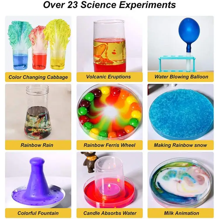 Newest Chemistry Toy Set for Kids - 23 Science Experiments for STEM ...