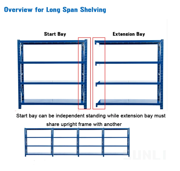 Industrial Steel Decking Storage System - Adjustable & Durable
