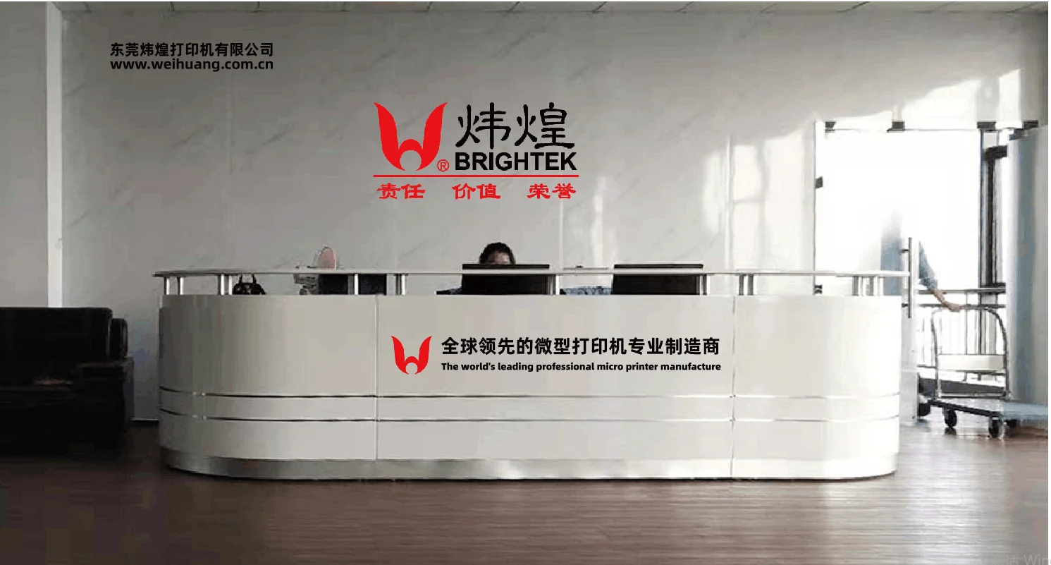 Black Color Panel ACARS Thermal Printer (WH-E19) for Screen Machine