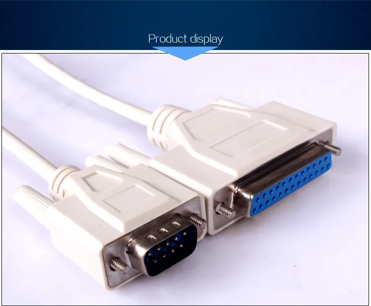 6FT MODEM CABLE RS232 DB9F/DB25M - Reliable Data Transfer