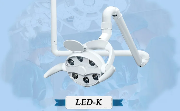 Shadeless Ceiling Mounted Led Sensor Oral Lamp Operation Dental Light ...