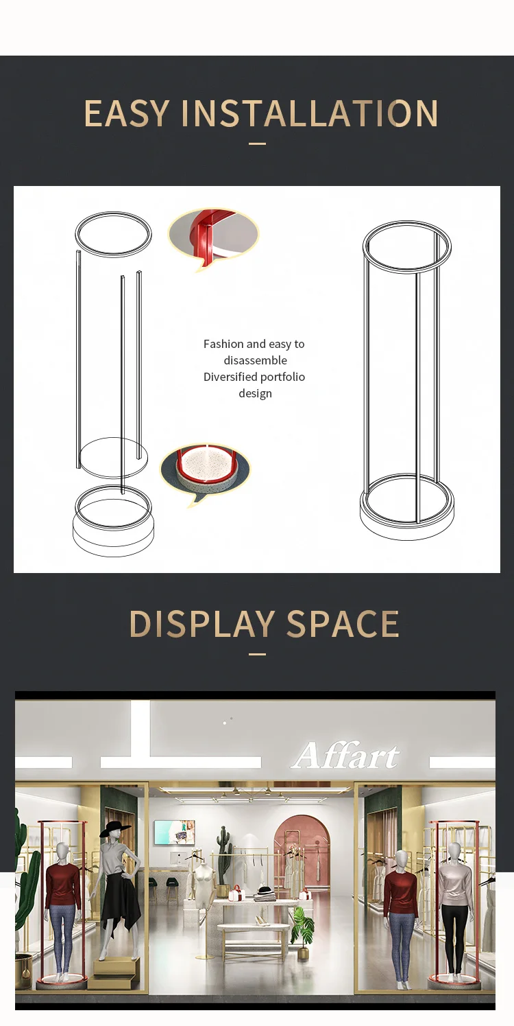 Store Clothing Display Racks Stands Ideas In Display Rack Metal ...