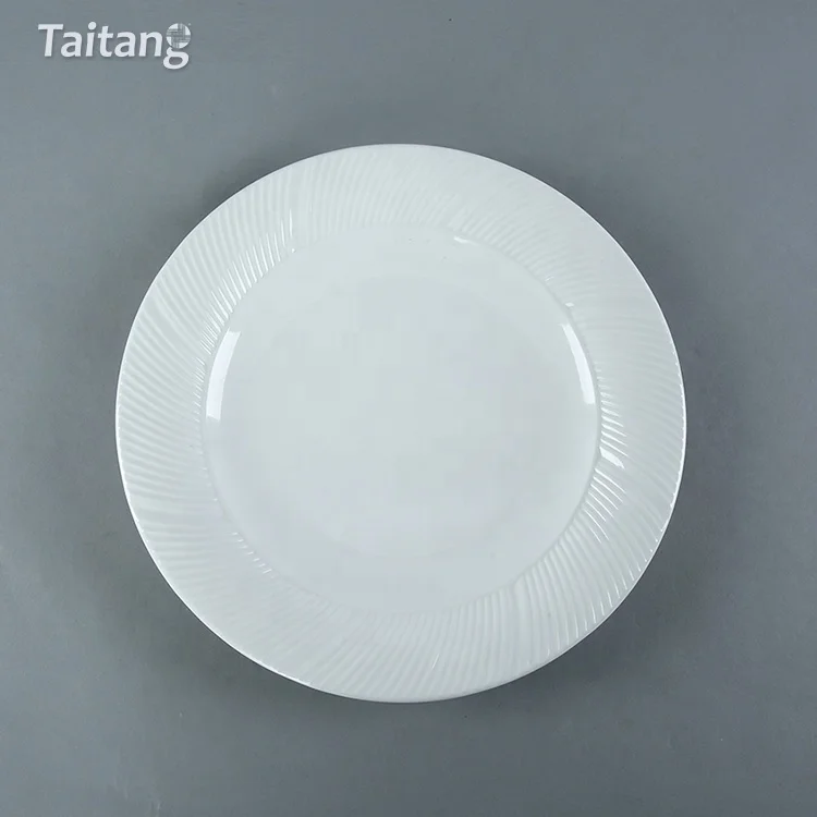 Cheap Round Dinner Plates White Melamine Plates Wholesale Restaurant ...
