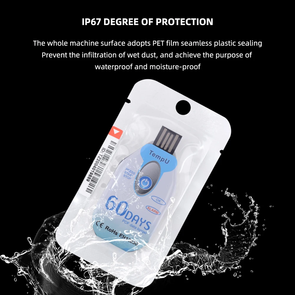 Temperature Data Logger - 60 Days Record Every 10mins