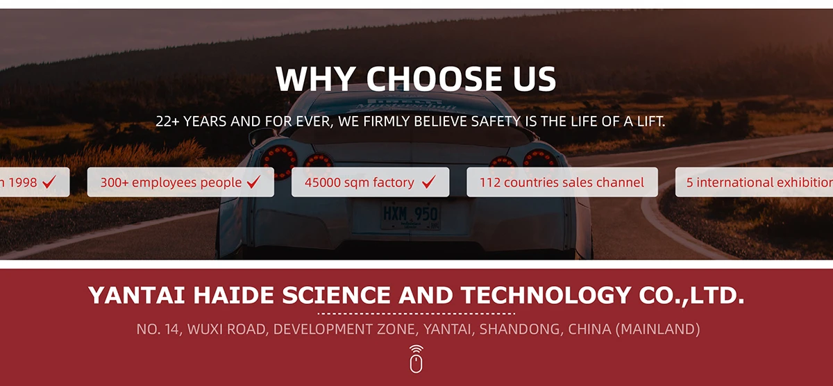 Yantai Haide Science And Technology Co., Ltd. - car lift, wheel alignment