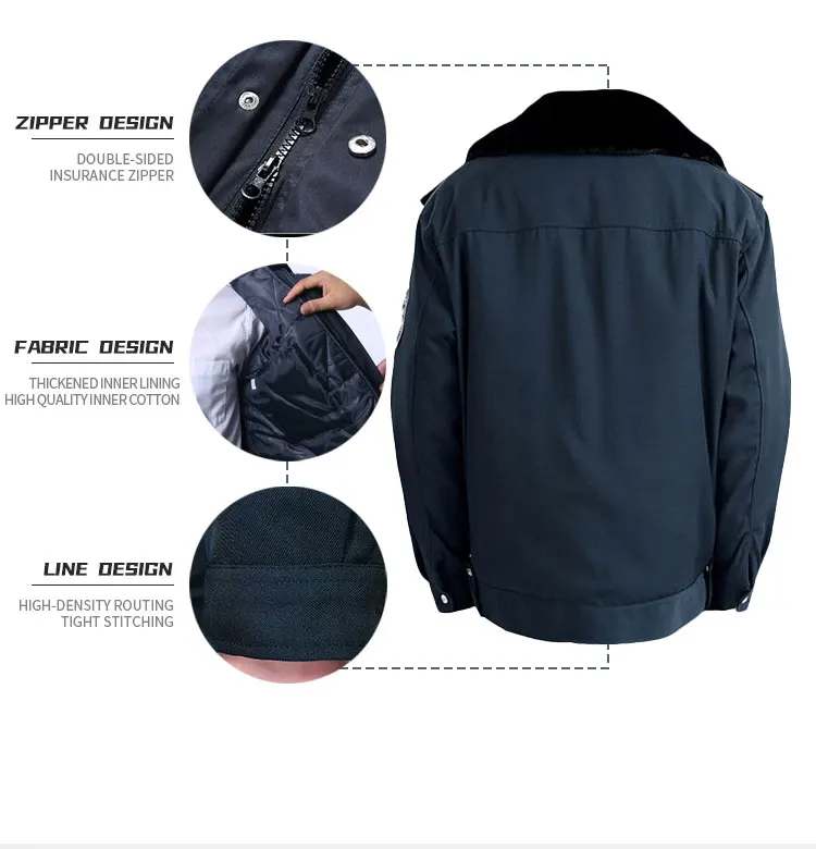 High Quality Long Sleeve Security Clothing Custom Logo Security Guard ...