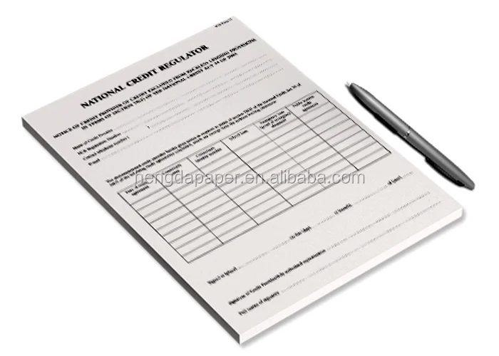 Carbonless Ncr Paper Blue Black Impression - Buy Carbonless Paper,Ncr ...