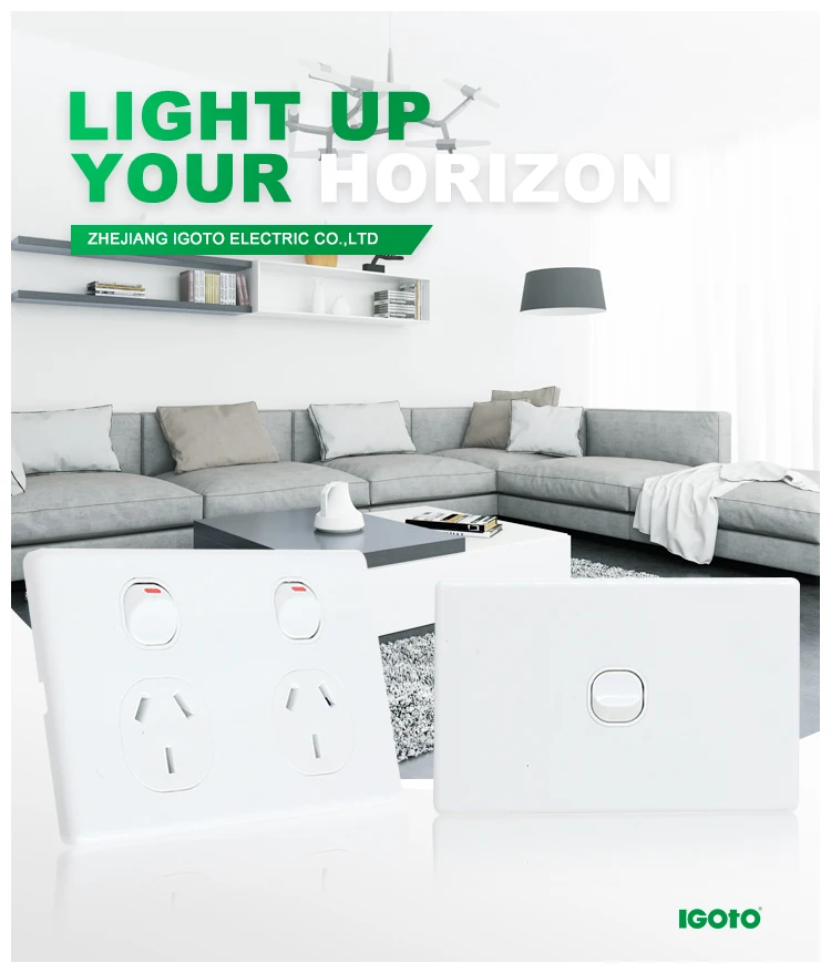 10A Double Powerpoint Socket - Australian Standard Wall Outlet