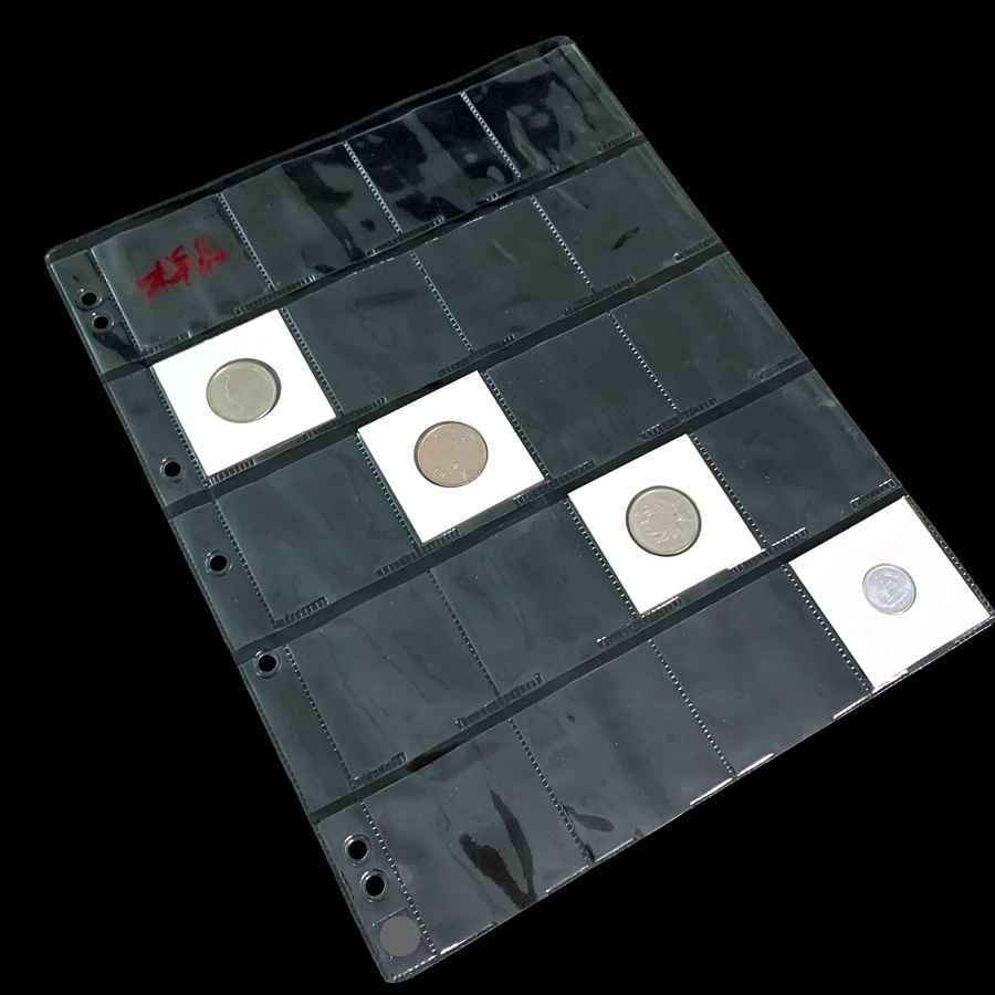 The Sheets for Coin Flips - PVC Film Album Inside Pages