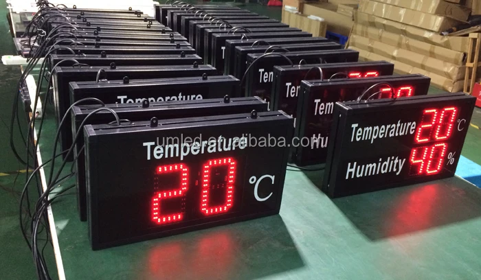 Digital Large Temperature LED Display Sign - Um-temp103