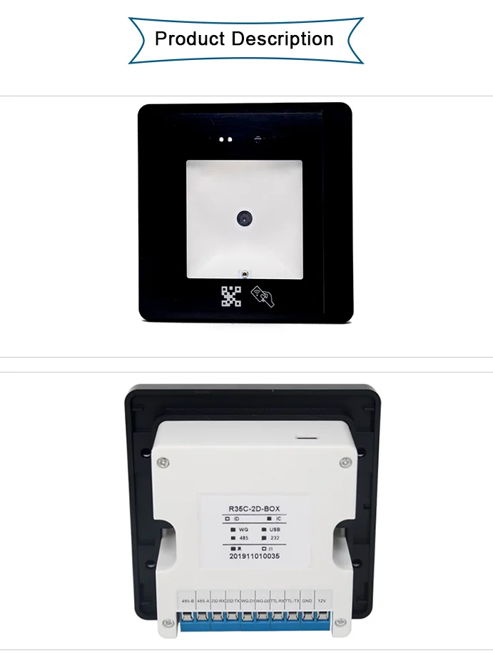 Mini Usb 1d 2d Qr Code Bar Code Reader Rs232 Embedded Door Lock Barcode ...