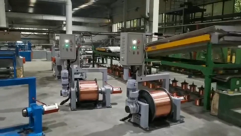 High Speed Copper Wire Hot Dip Tinning Machine High Speed Tinning Line ...