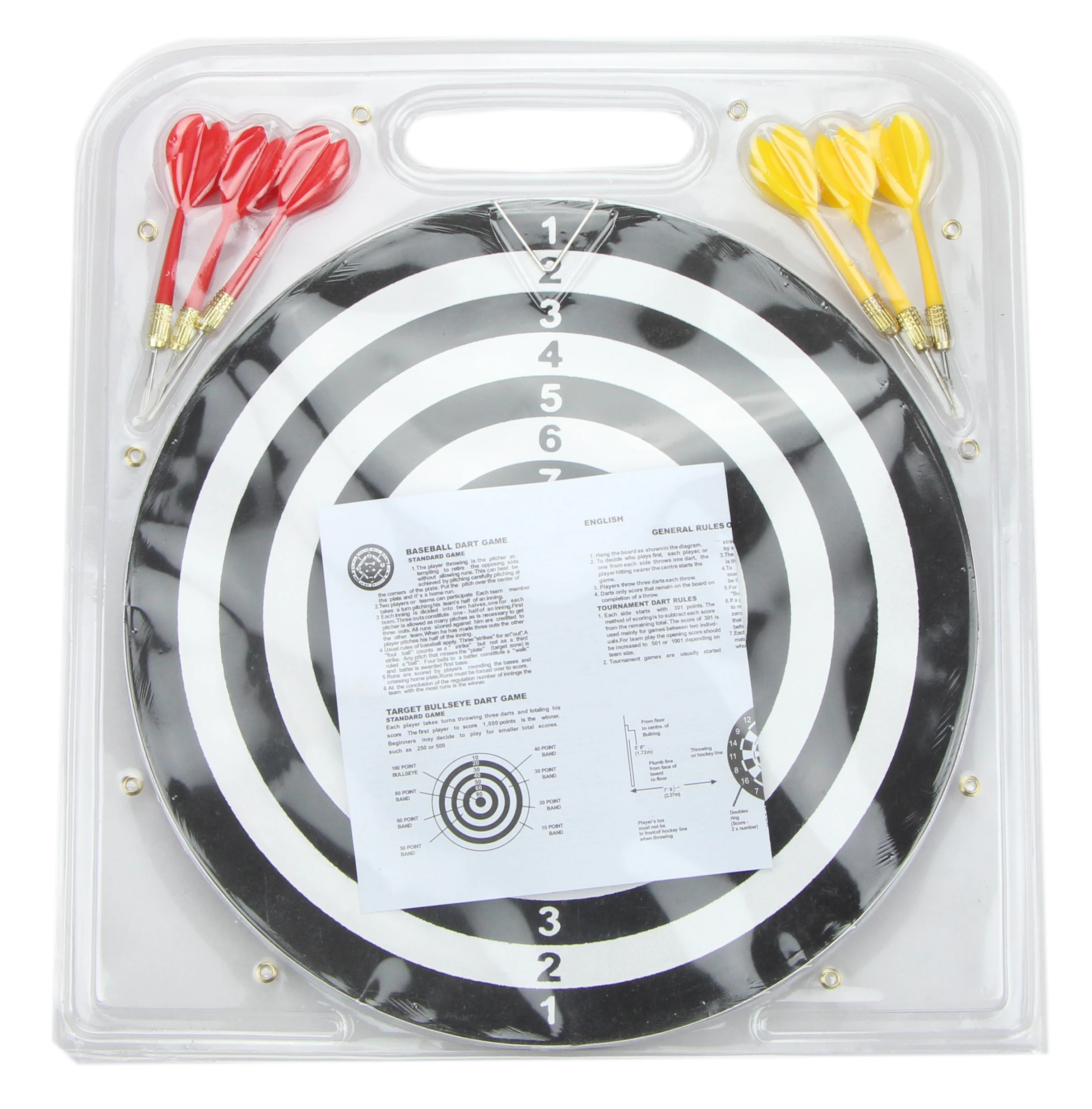 2021 New Design Product Paper Dart Board Game,Paper Dart Board With 6 ...