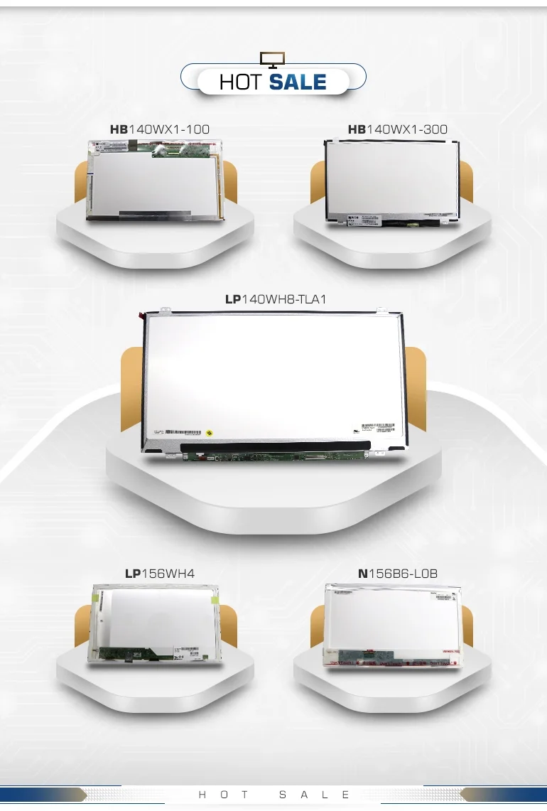 Brand New Laptop Led Display Panels 15.6 Inch 30 Pin Lcd Displays ...