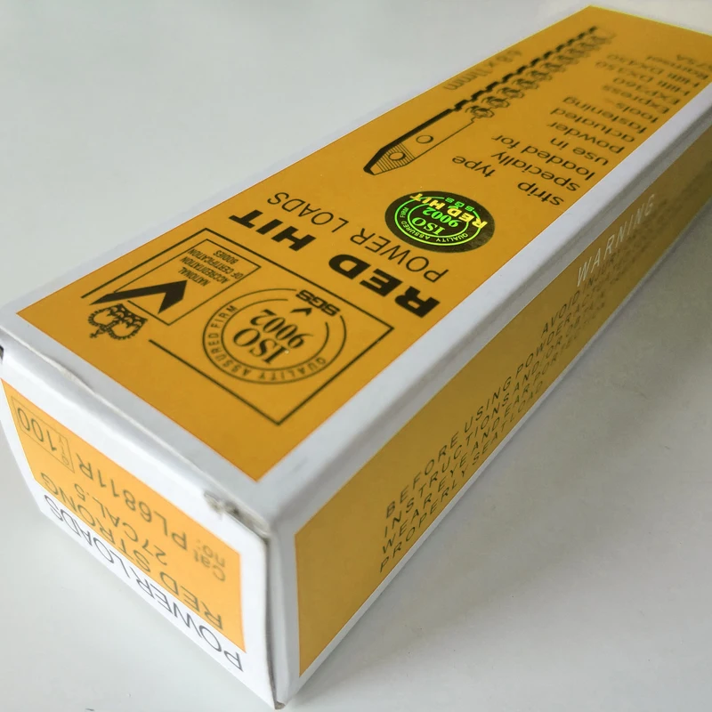 Red Hit 6.8*11 Power Loads Strip - Yellow Color - Buy Power Loads ...