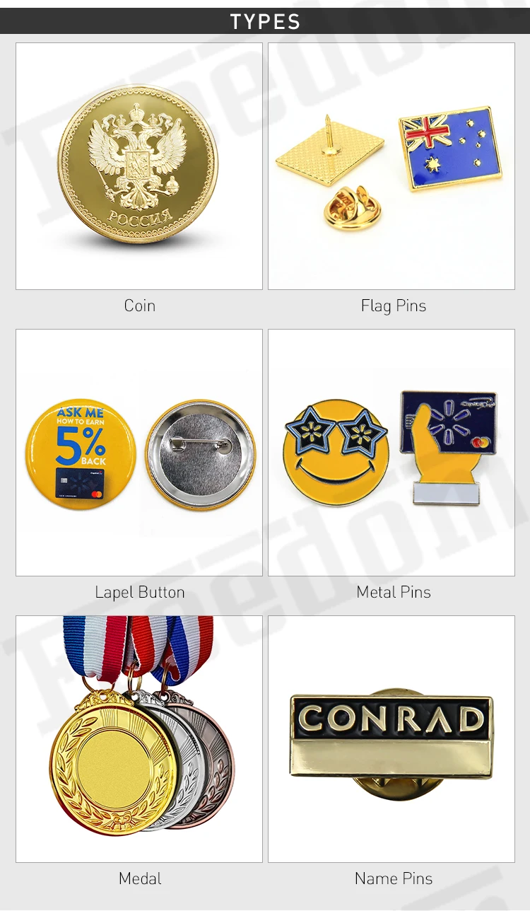 Wholesale Custom 3D Logo Name Badges Hard Metal Tin 3D Letters Words ...