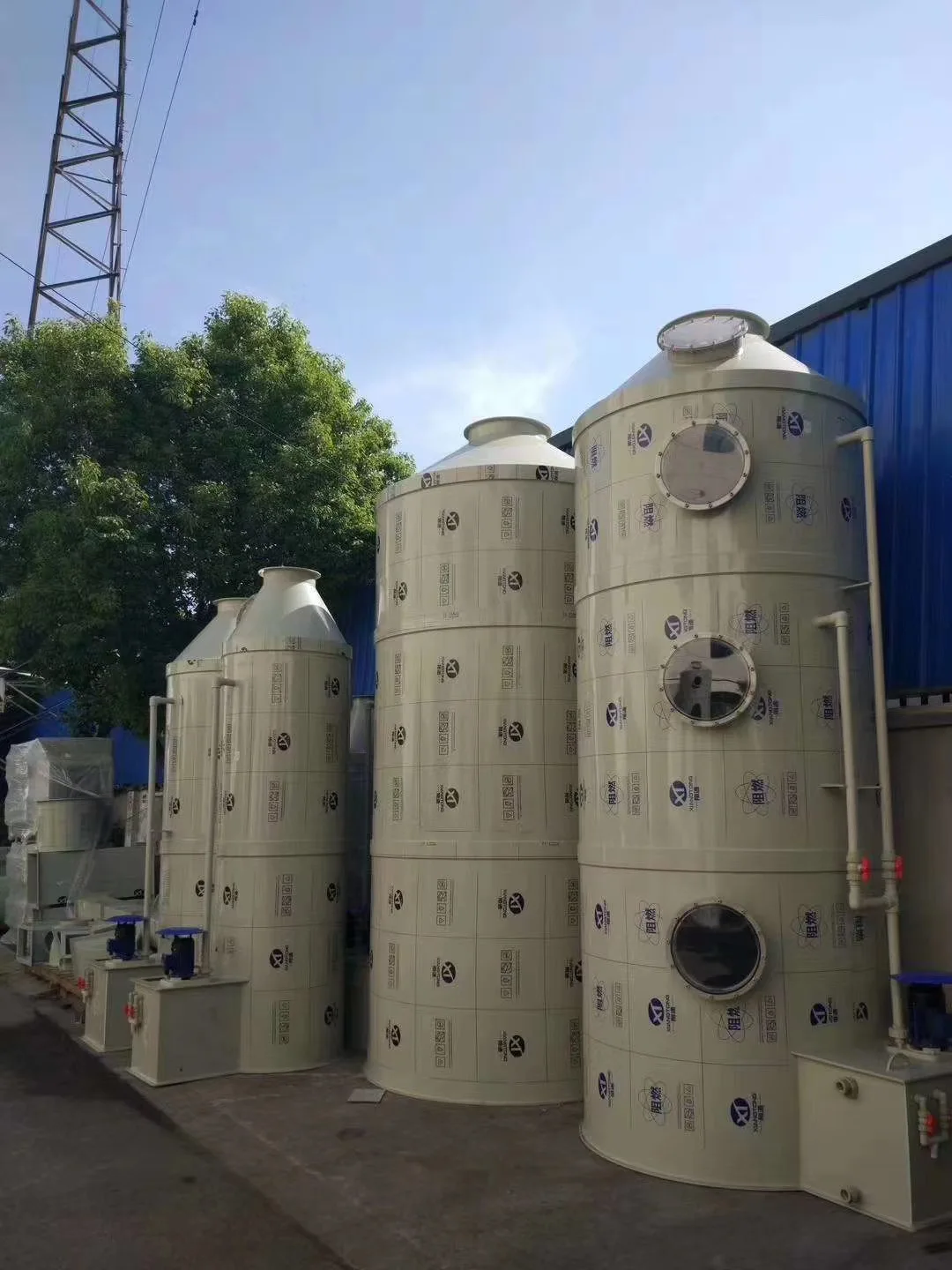 PP Spray Tower - Efficient Air Cleaning for Laboratories