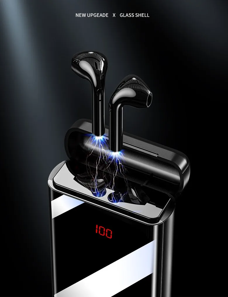 2020 New Earphone Power Bank Tws Earphone Power Bank 10000mah With ...