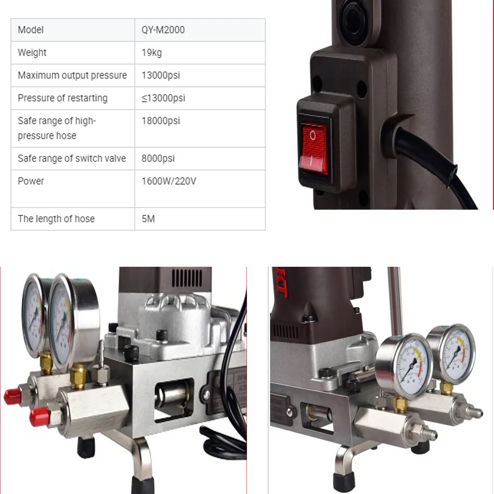 High Pressures Polyurethane Injection Pump 1800w/220v Injection ...