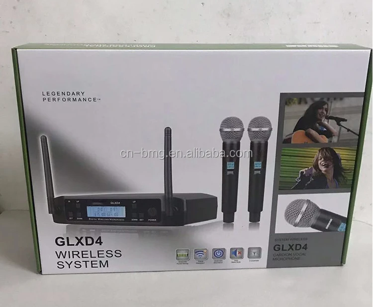 GLXD4 Wireless Microphone - Top 5A Quality for Live Sound