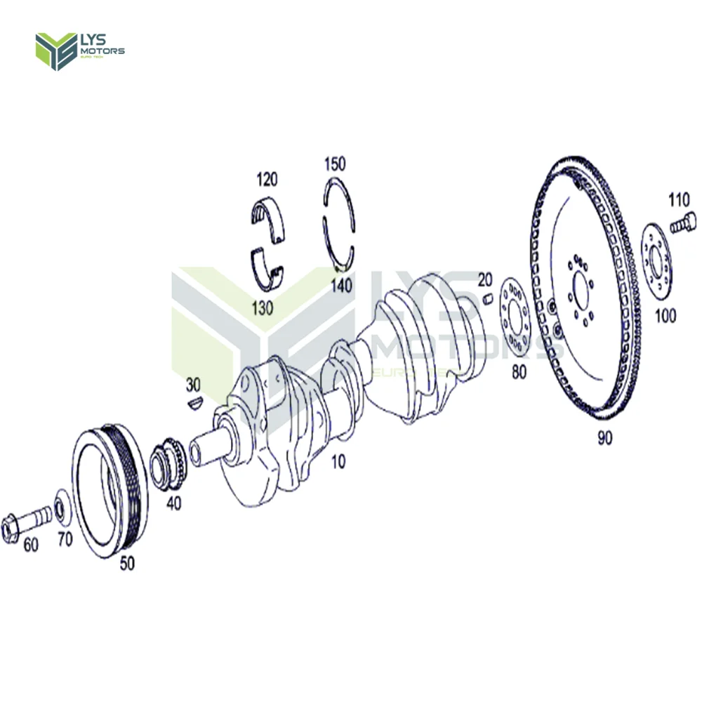 메인 베어링 Conrod 베어링 A 276 033 10 01 A 278 033 00 02 A2780330002 ...