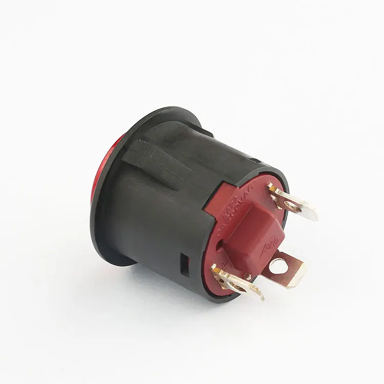 Yongxing Factory KA22 22mm Red Color Illuminated Switch