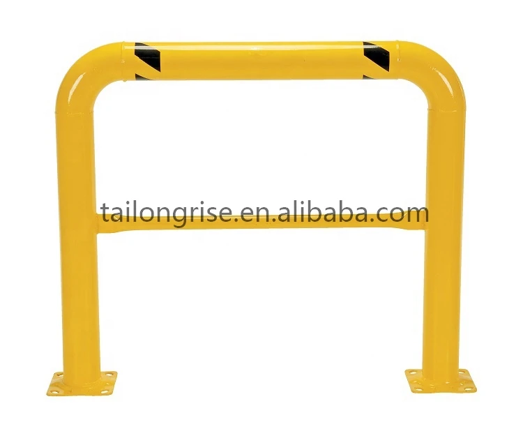 U Shape Car Parking Barrier - Buy High Profile Machine Guard With Mid ...